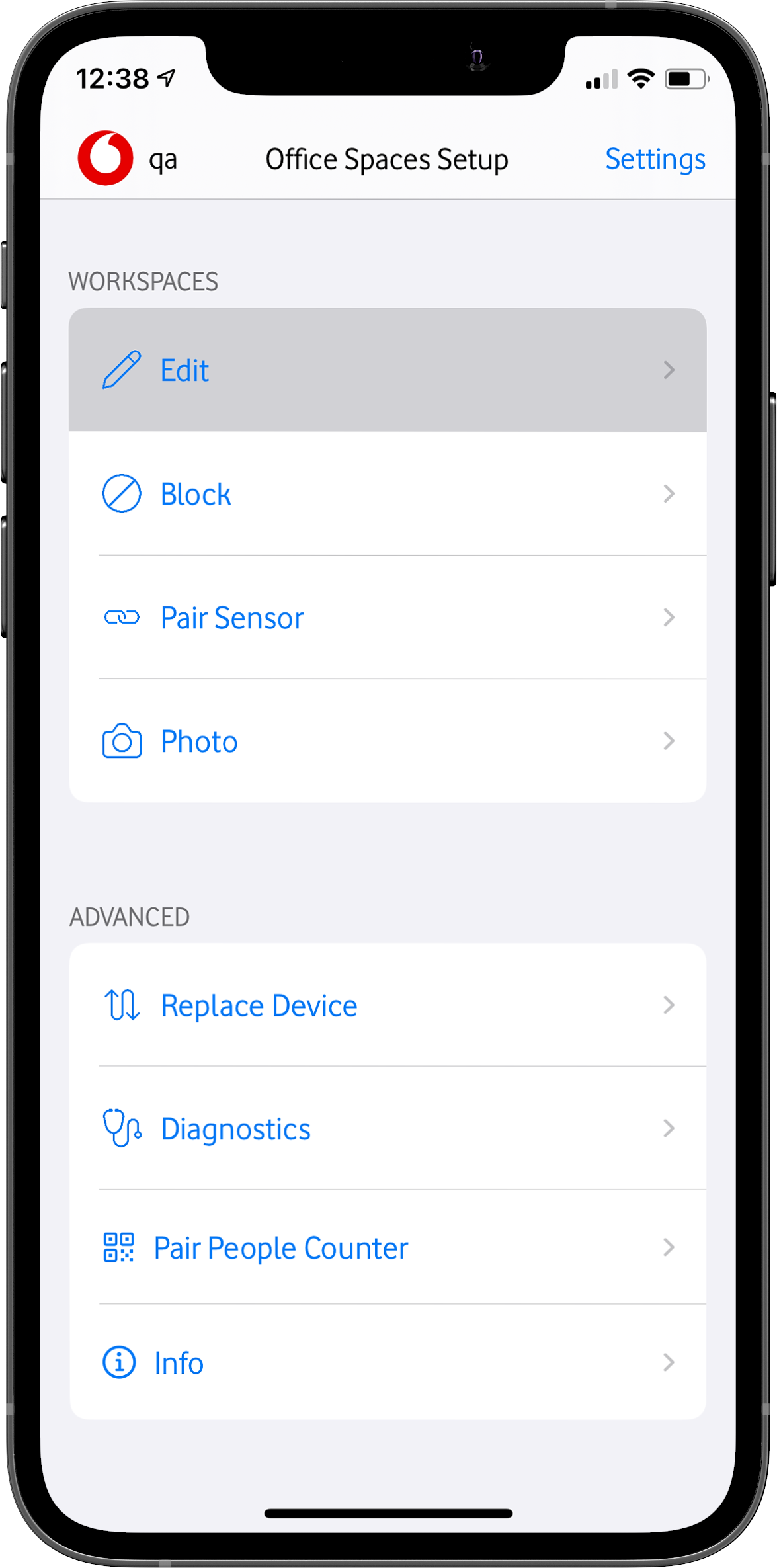 (Bulk) editing a desk – Help │ Vodafone Business Office Spaces
